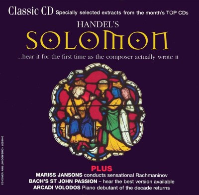 Handel's Solomon - Various Artists | Album | AllMusic