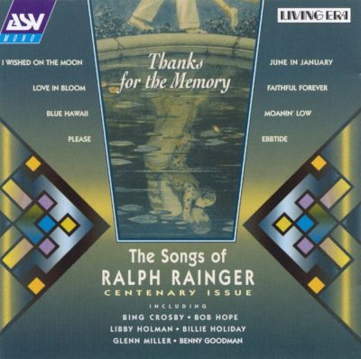 Thanks for the Memory: Songs of Ralph Rainger ... | AllMusic