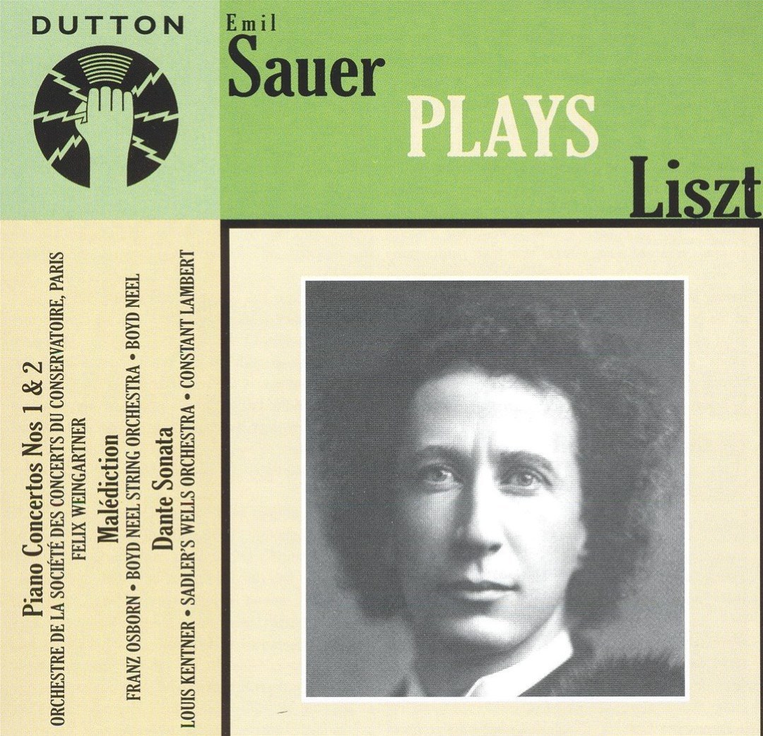 Emil Sauer Plays Liszt - Emil von Sauer | Album | AllMusic